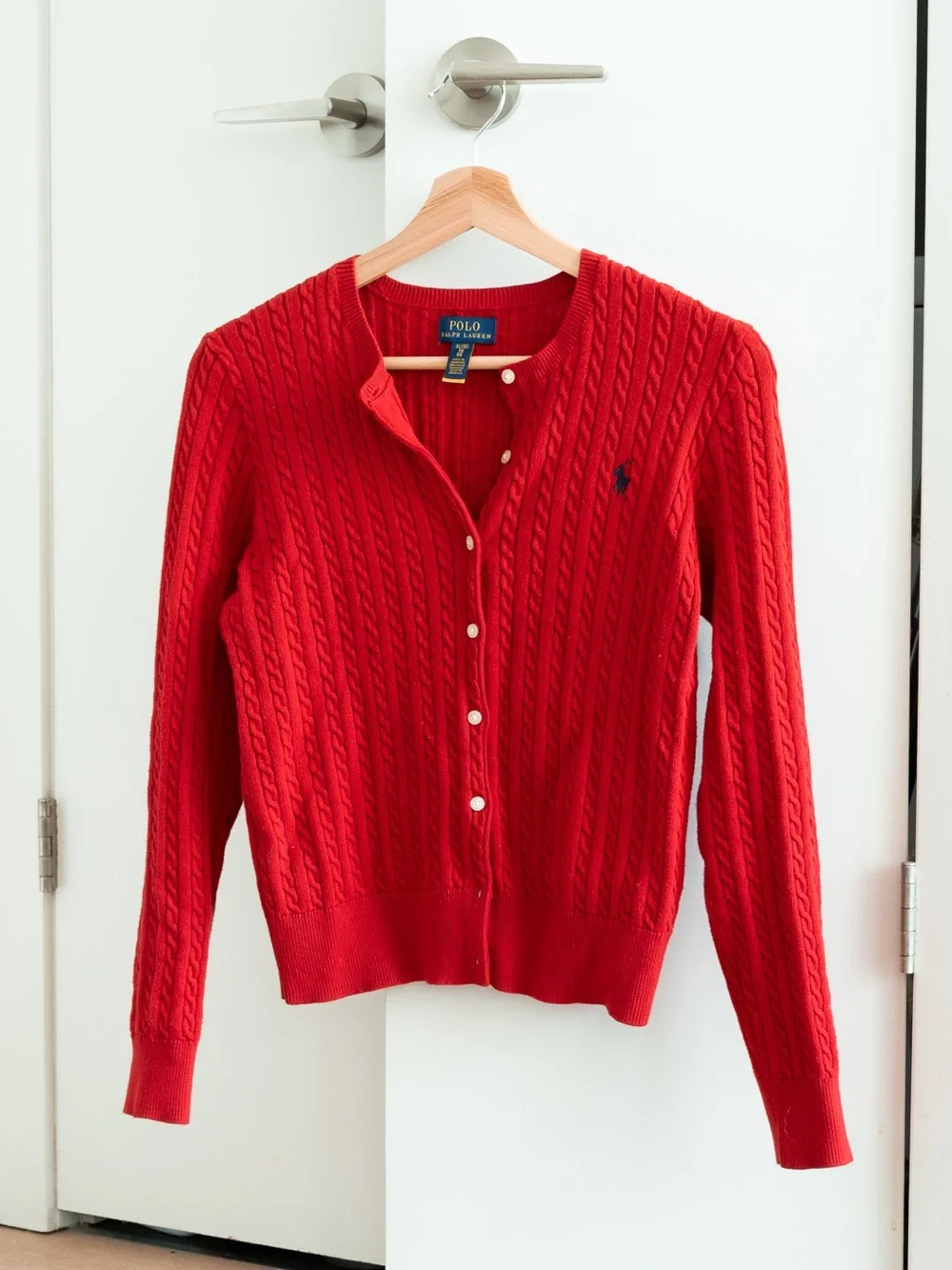 Polo Ralph Lauren | Sweaters | Polo By Ralph Lauren Red Cable Knit ...